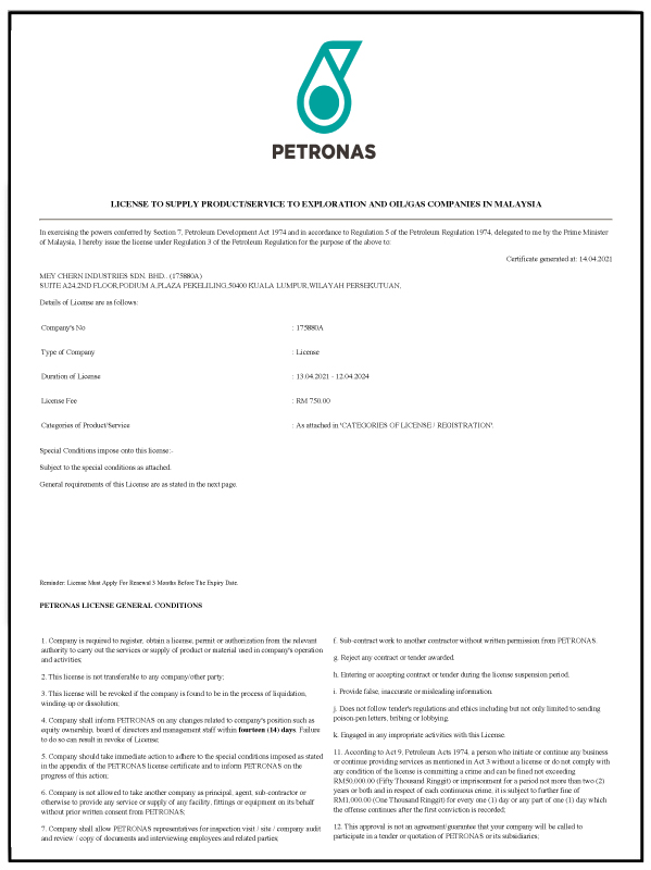 Certifications & Accreditations – MCI